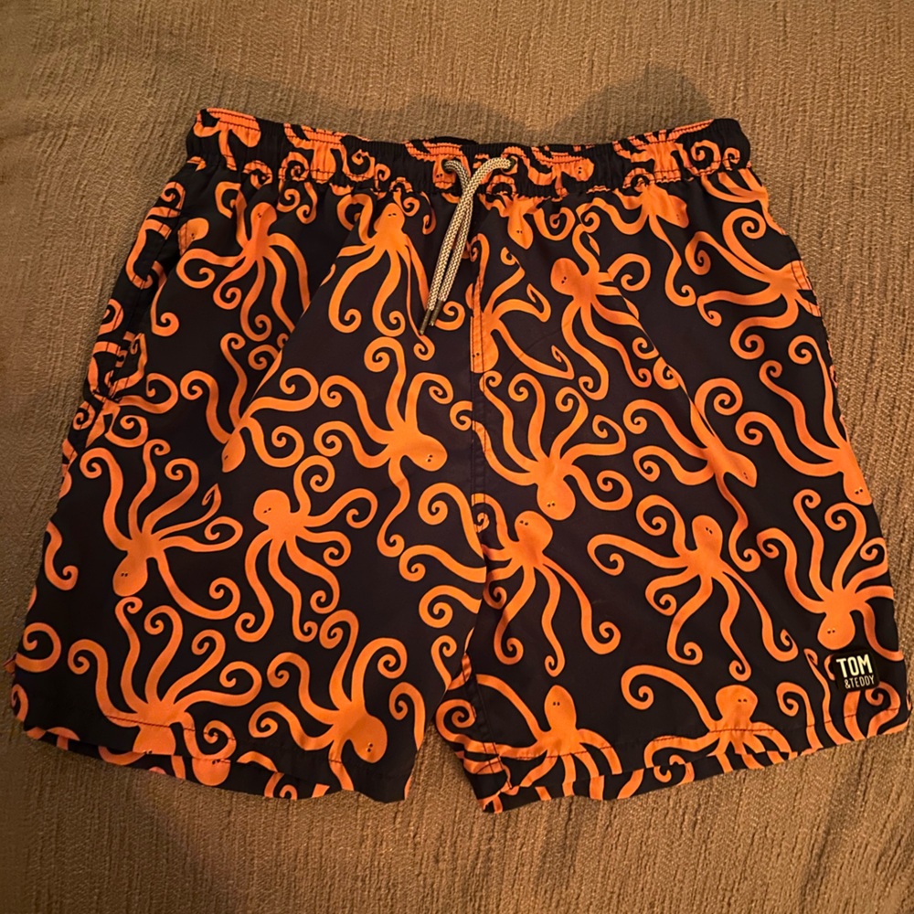 Tom & Teddy Men’s Large Octopus Swimsuit - Gem